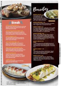 Menu - Rey Azteca Somerset, Pennsylvania